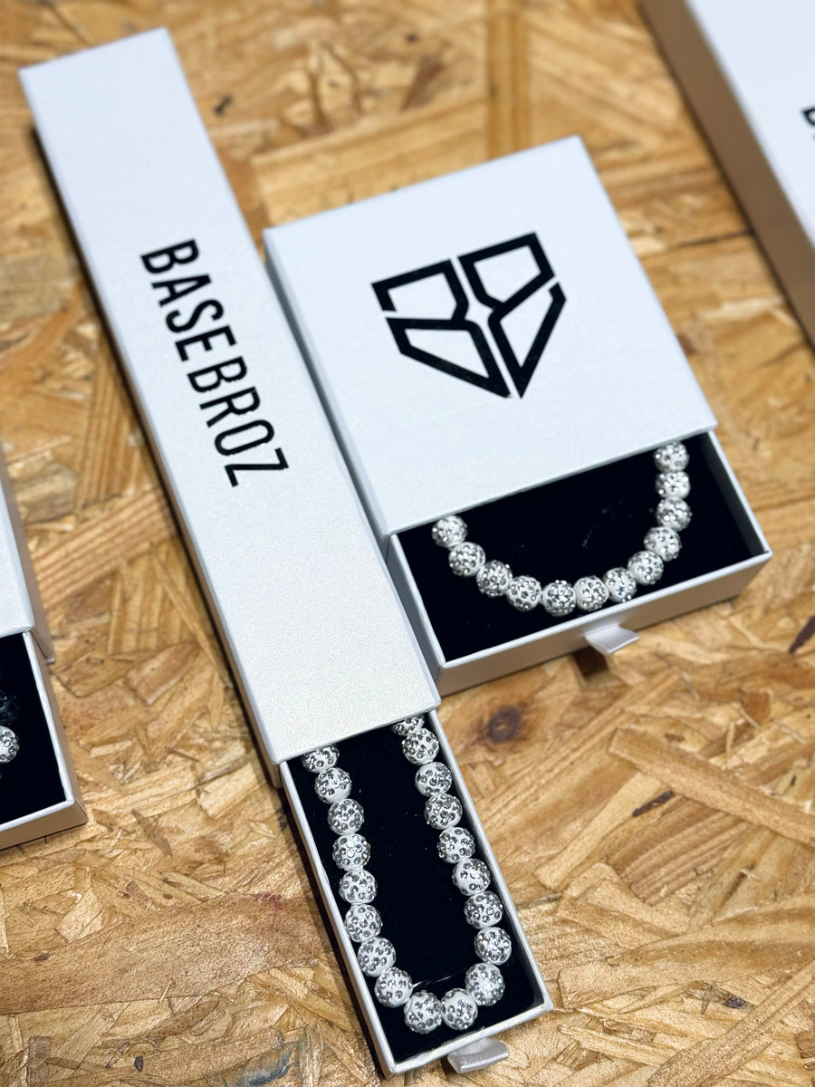 White ICE necklace and bracelet – Basebroz